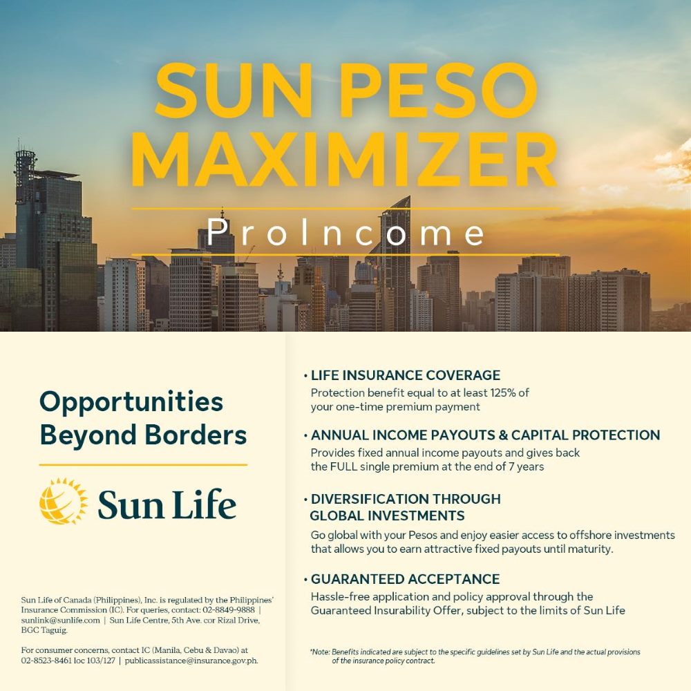 Sun Life Launches Sun Peso Maximizer (Proincome) | Sun Life Philippines